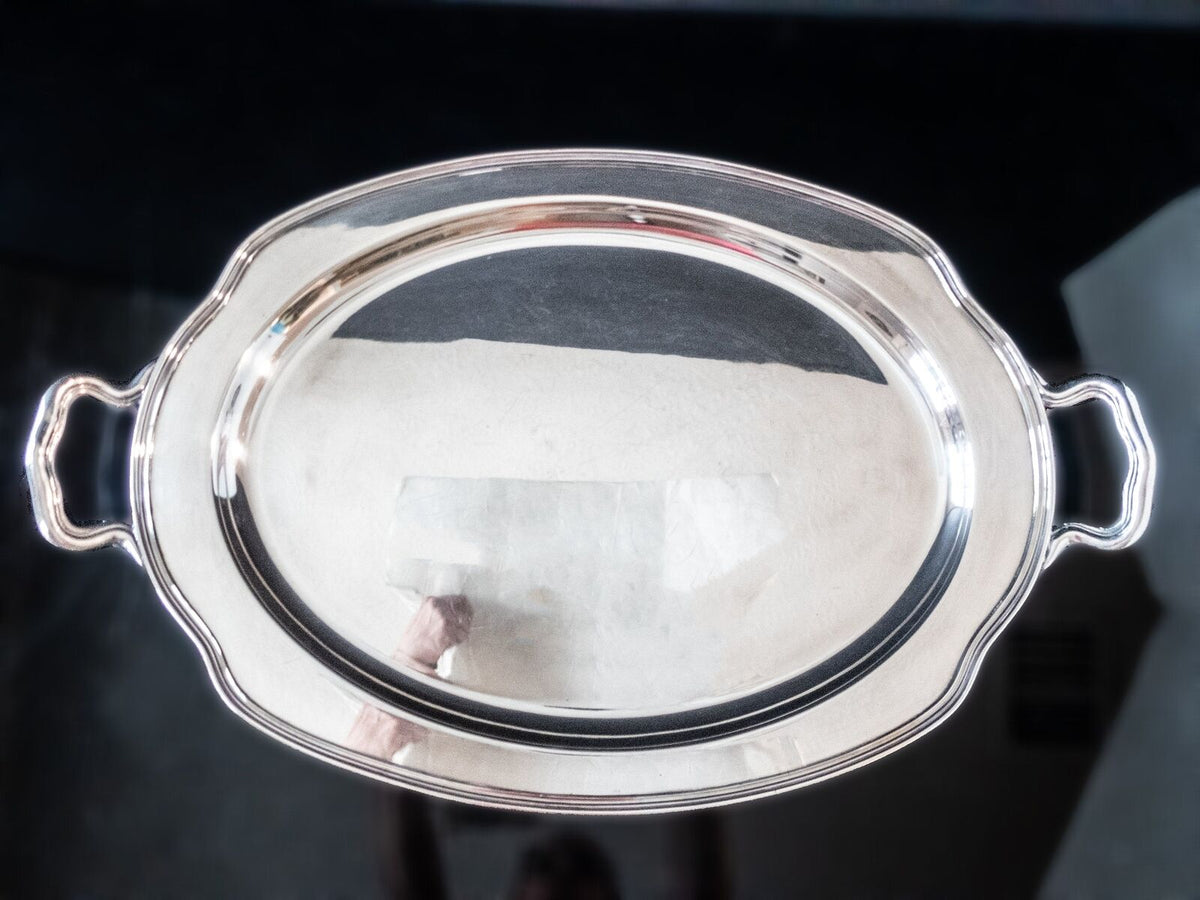 Vintage Silverplate Serving Tray King George International Silver ...