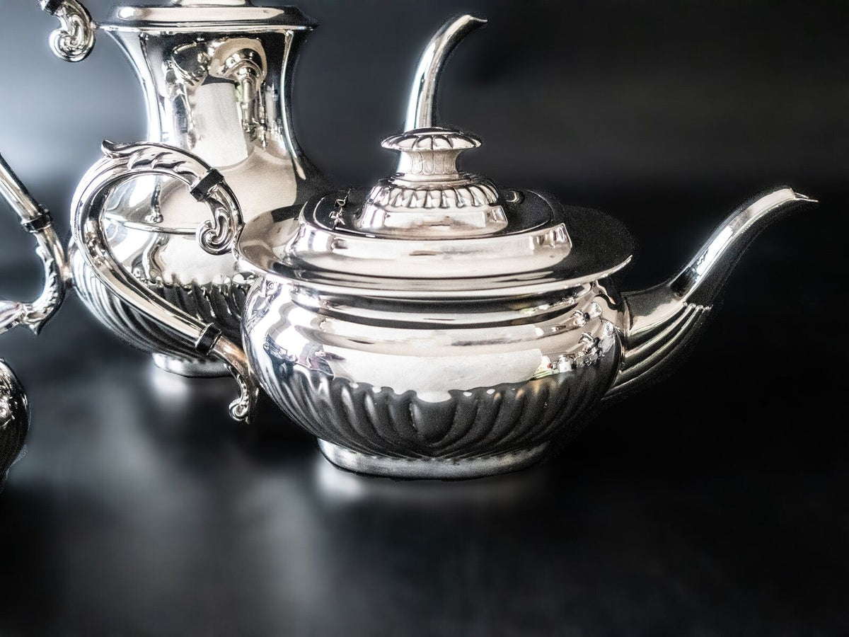 Vintage Silverplate Tea Set Coffee Service Edwardian – InventifDesigns