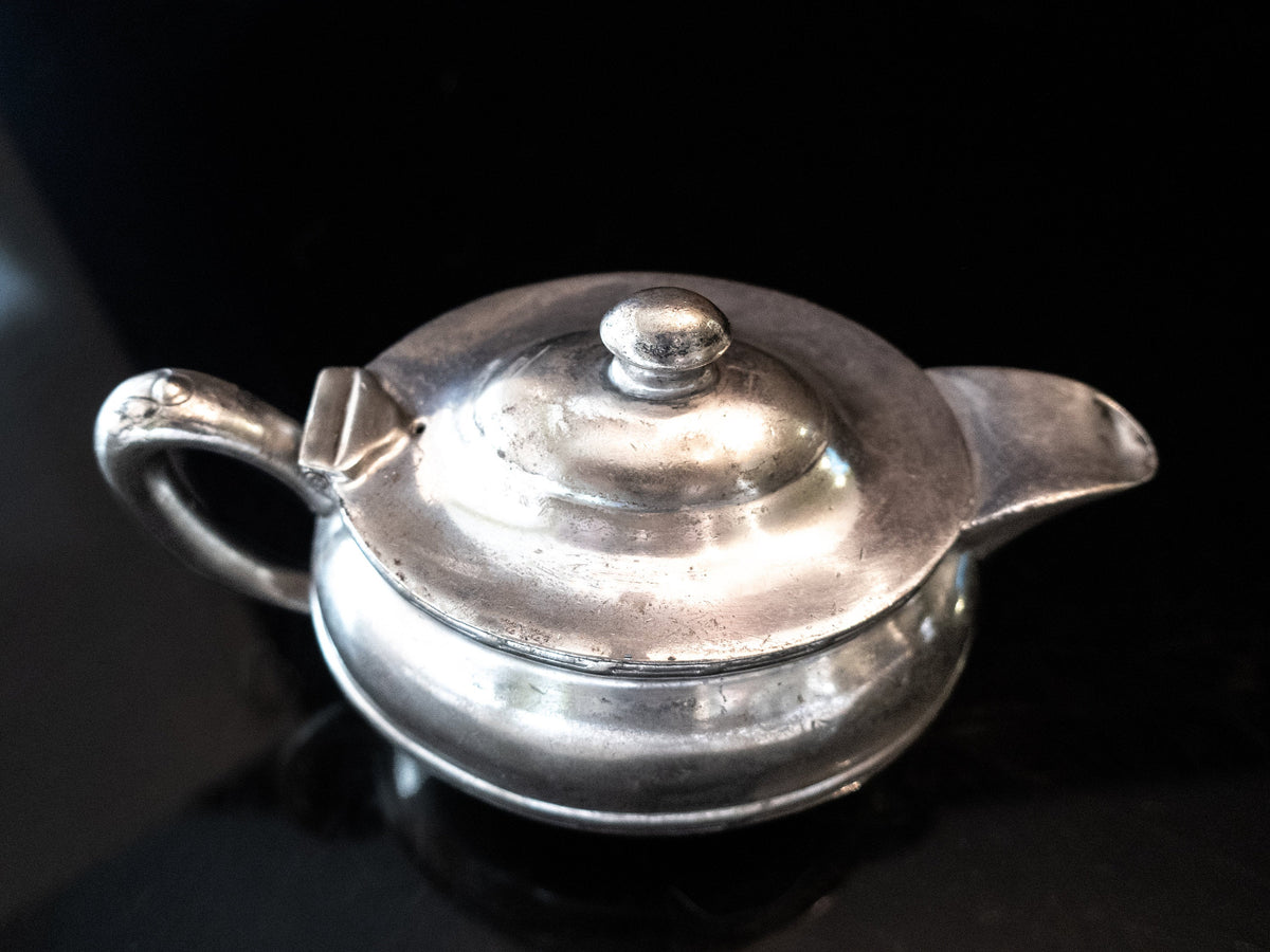 Antique Silver Soldered Union Pacific Railroad Creamer Teapot 1914 RAR ...
