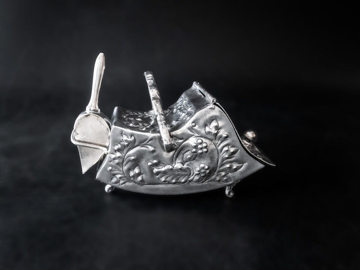 Antique Silver Plate Sugar Cube Scuttle Edward Sheffield Collection ...