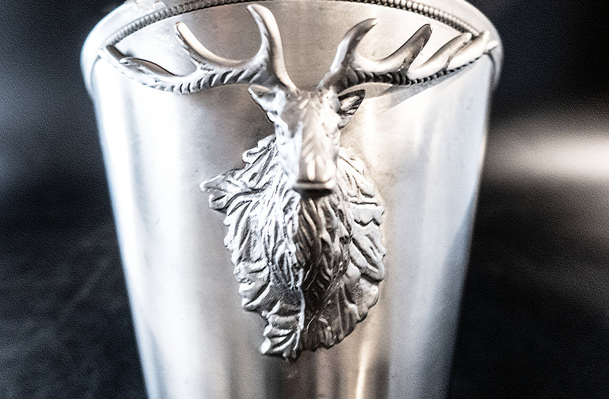 Silver Tone Stag Head Ice Bucket Champagne Chiller – InventifDesigns